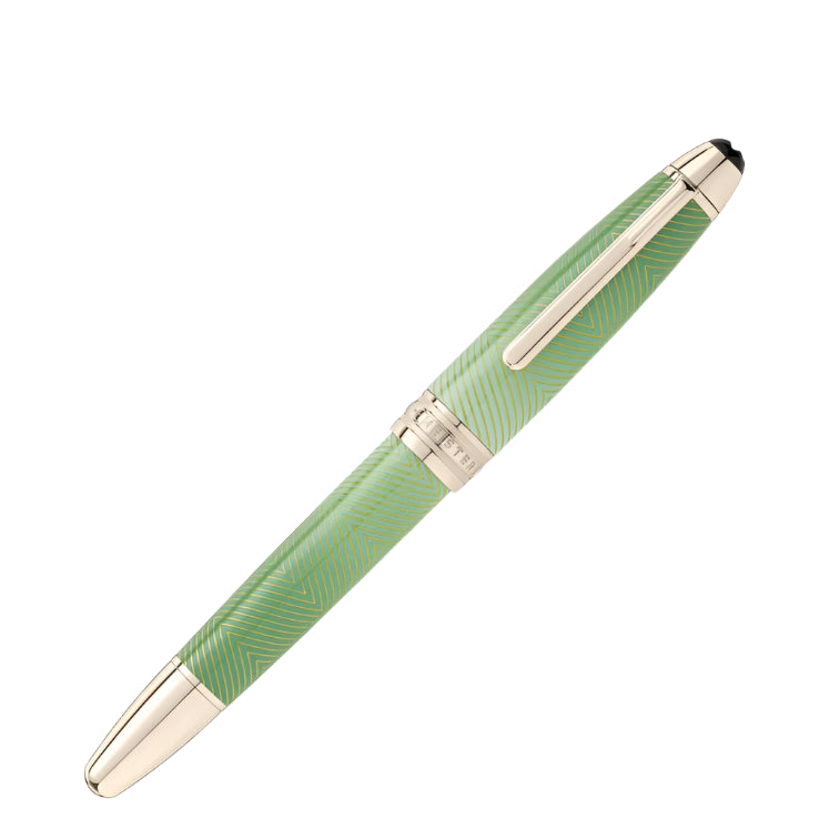Montblanc Meisterstück Calligraphy Solitaire Celadon Dégradé Fountain ...